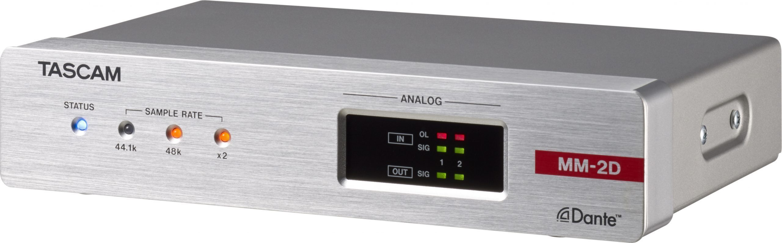 2-Channel Mic/Line Input/Output Dante Converter with built-in DSP Mixer ...