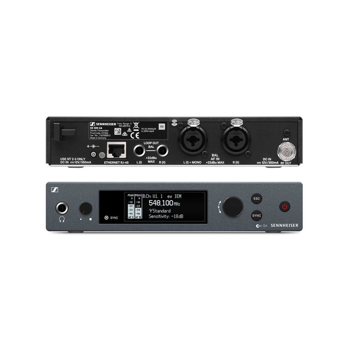 Sennheiser SR IEM G4-B Rack Mount IEM Tramsmitter