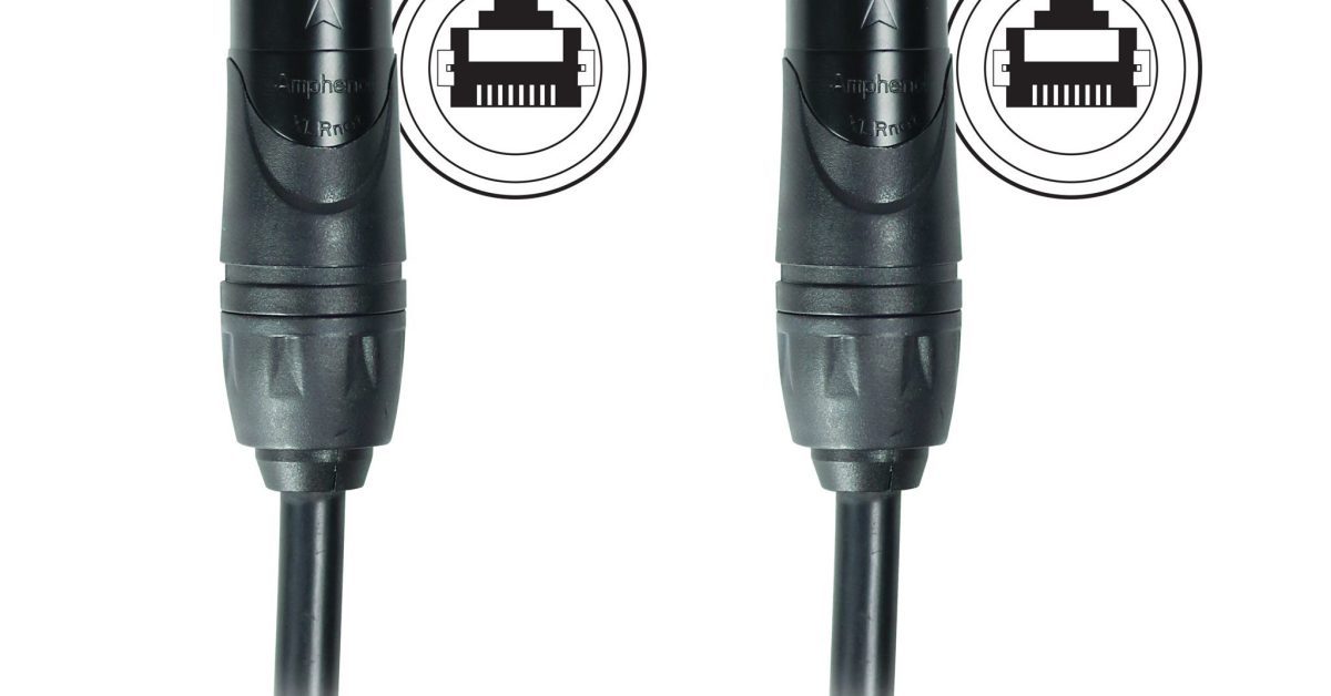 PreSonus Ethernet Snake CAT5e with Locking XLR Ethernet Connectors ...