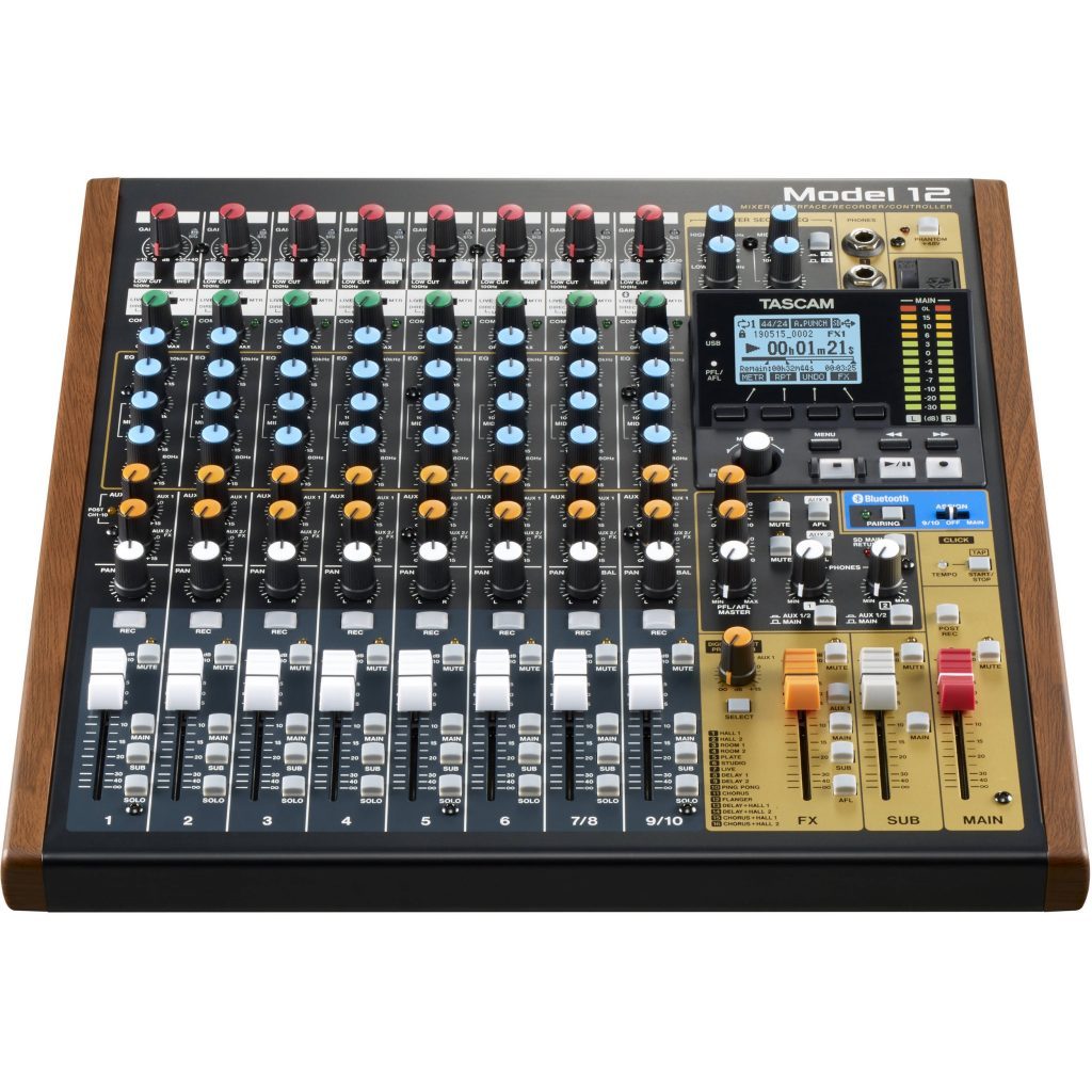 Tascam Model 12 Digital 12ch Hybrid Mixer - AV Store - Professional ...