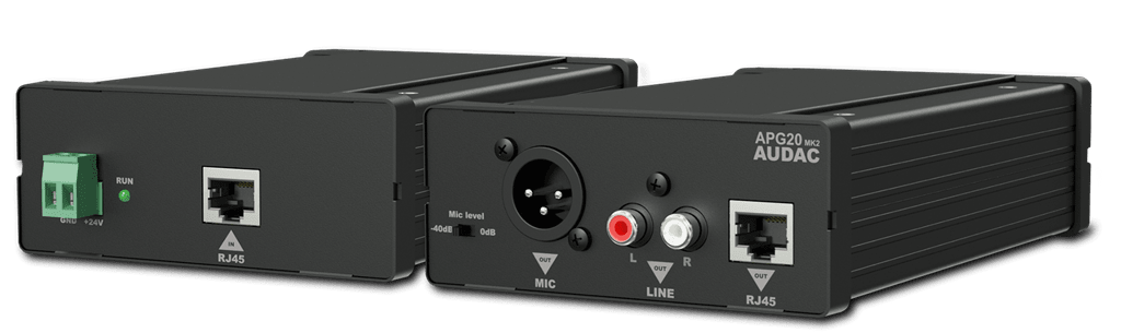 Audio Over Cat Cable Receiver, Mic & Line