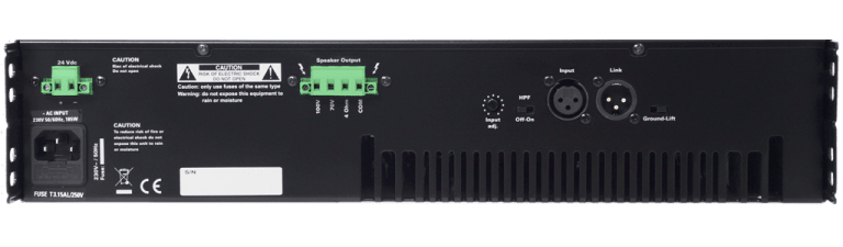 Audac 100v Line Amp 120 watts