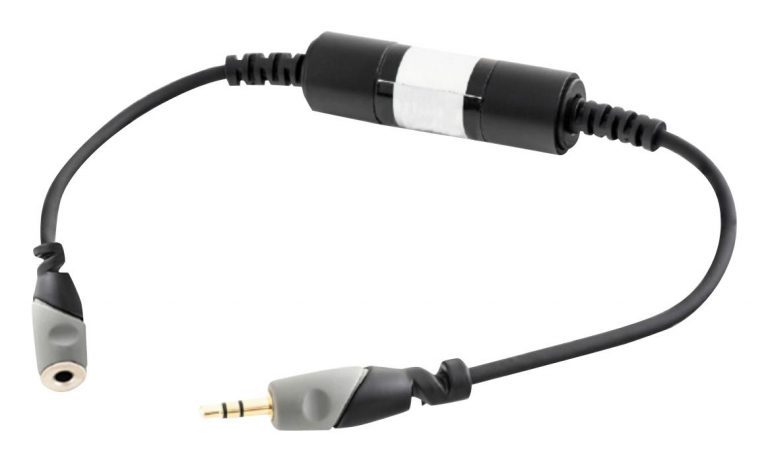 3.5mm TRS Stereo Jack to 3.5mm TRS Socket with Ground Loop Isolation 305mm
