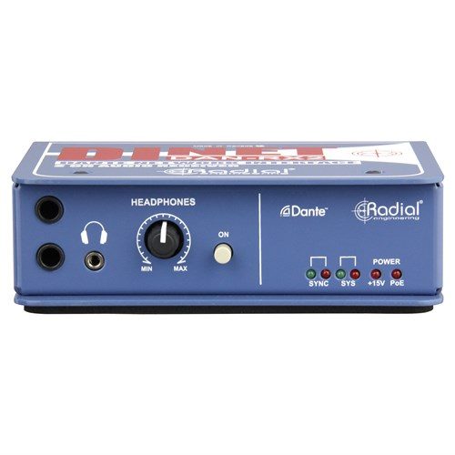 Radial DiNET DAN RX2 - DiNET Dante receiver - AV Store - Professional ...