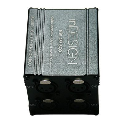 4 Channel XLR Female CAT6 connectors to Ethercon box - AV Store ...