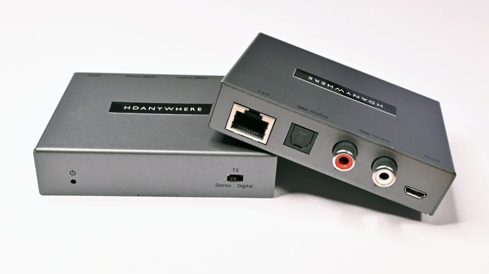 Audio Extender - 100/300 meters, Analogue/Digital Support