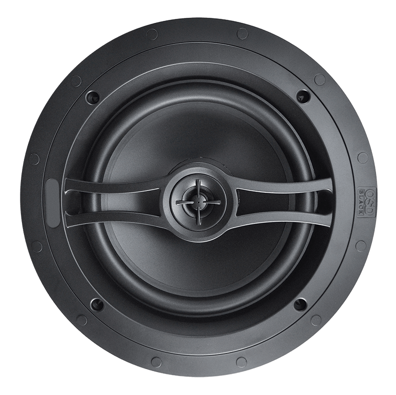 OSD Black Series 8" Acoustic In -Ceiling Speakers Pair