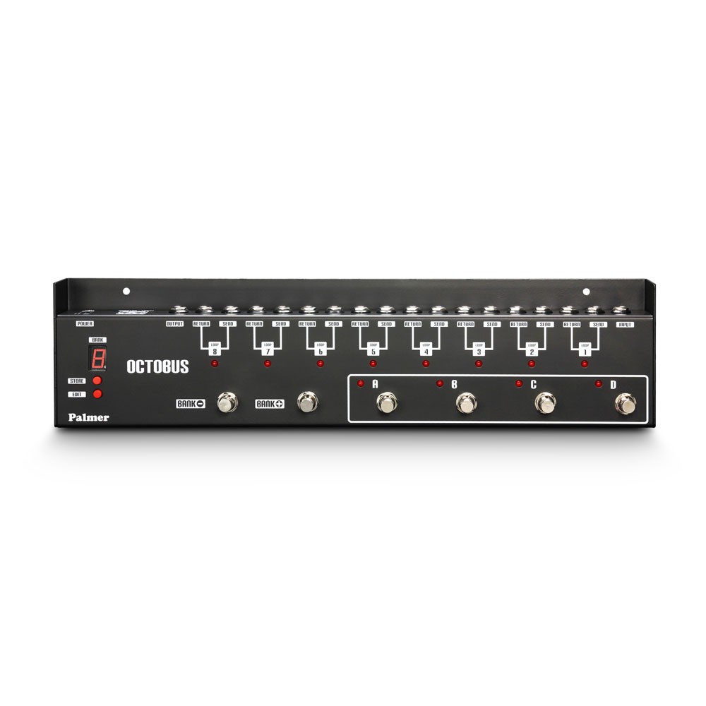 Palmer Octobus 8-Channel Programmable Loop Switcher - Pedalboard FX Routing