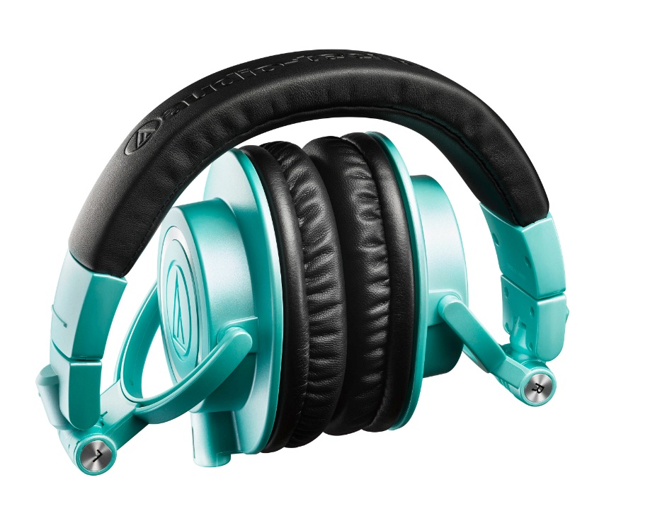 Audio Technica ATH-M50X Ice Blue Headphones - Limited Edition